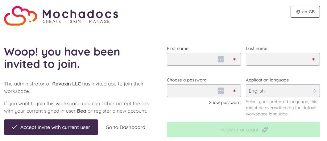 Configuration: How to invite new users?